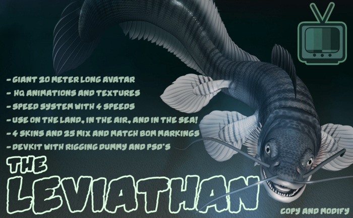 Second Life Marketplace - TV - Leviathan Avatar